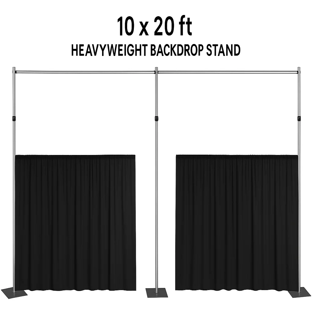 10x20 ft Heavyweight Backdrop Stand – Event Rental - EventsbyKhemmy